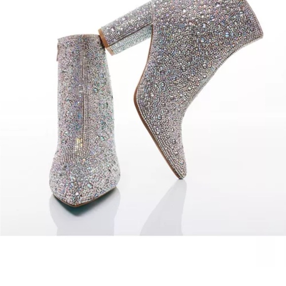 Betsey Johnson | Shoes | Betsy Johnson Sparkle Cady Boots | Poshmark
